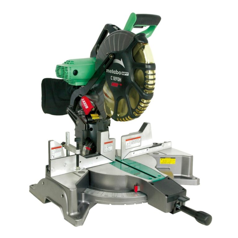 Metabo HPT C12FDHSM 12 Inch Dual Compound Miter Saw with Laser Marker ...